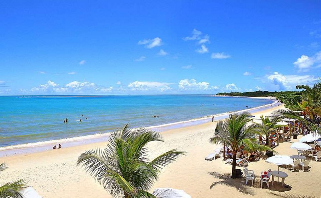 Vista da praia de Mutá, em Porto Seguro - TurismoETC